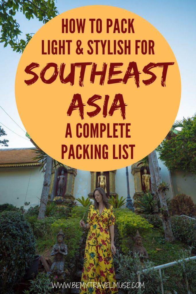 Southeast Asia Packing List With Images Asia Packing List Riset